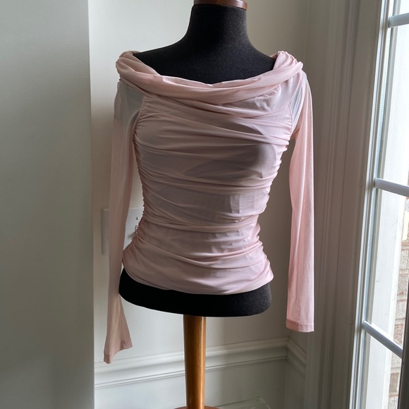 Aqua | Tops | Aqua Mesh Top | Poshmark